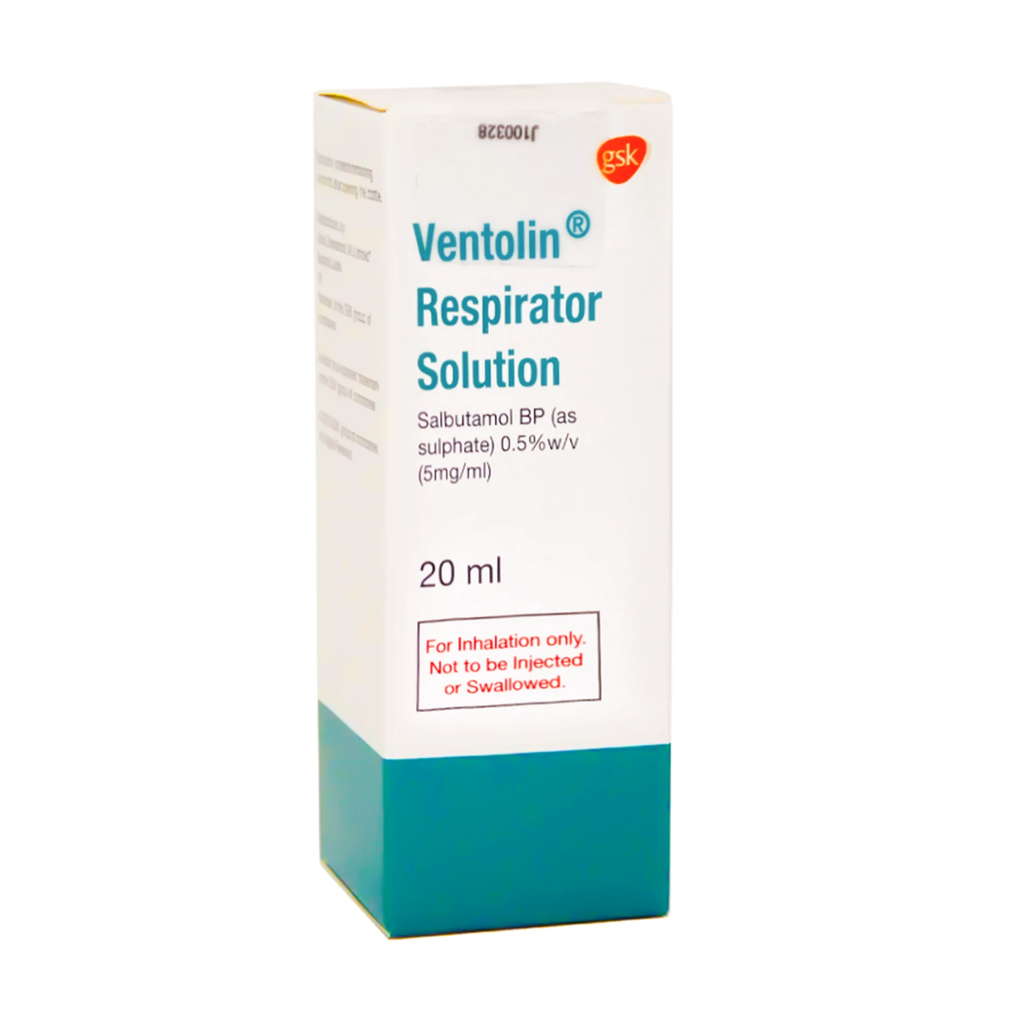 VENTOLIN RESPIRATOR SOLUTION 20ML | Rosh Medical Company